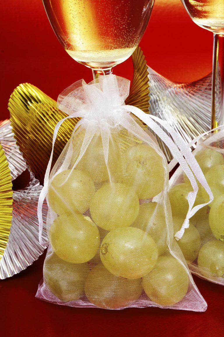 12 Weintrauben Silvester Anleitung